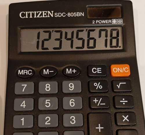 Калькулятор citizen sdc-805bn