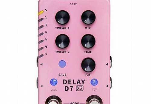 Педаль дилей mooer D7 Delay X2