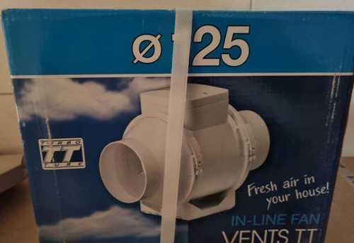 Вентилятор Vents TT 125 С канальный