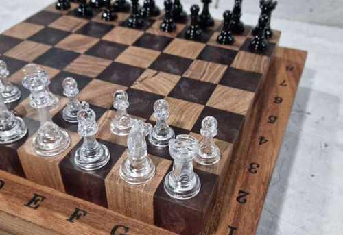 Шахматы с подсветкой / шахматная доска размер М