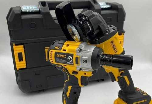 Набор аккумуляторный ушм и гайковерт DeWalt