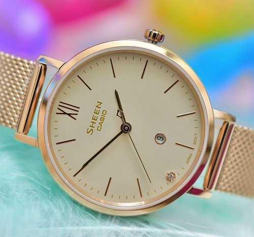 Женские часы Casio Sheen SHE-4539CGM-4audf