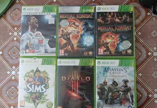 Fifa, Sims, Mortal Kombat, Diablo, Assasin Xbox360