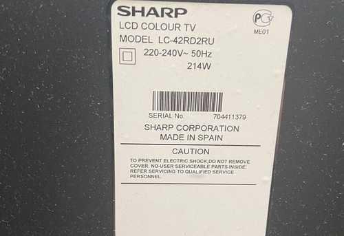 Телевизор Sharp диагональ 43' бу