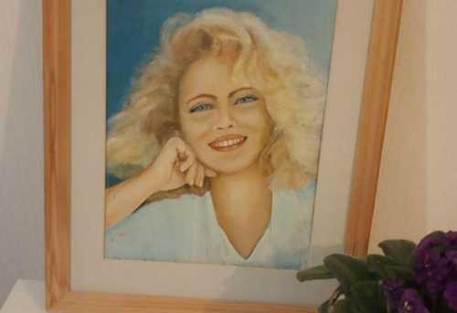 Картина маслом "Блондинка"