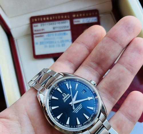 Omega часы aqua terra 41.5