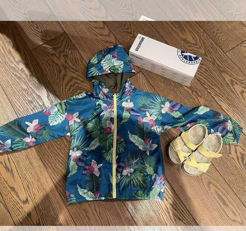 Ветровка Zara 128 сандалии birkenstock 32