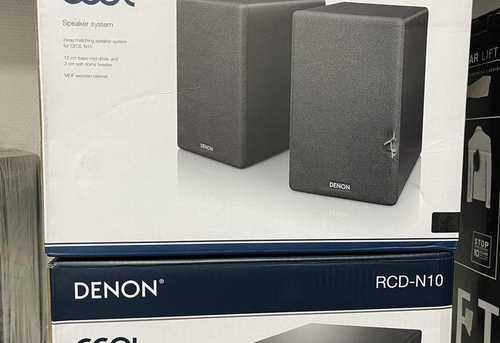 Минисистема Denon ceol N10 Black (RCD-N10+SC-N10)