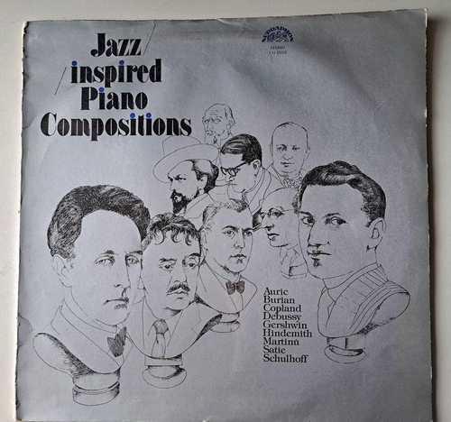 Jazz Inspired Piano Compositions - Supraphon 1975