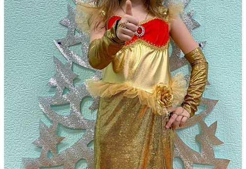 Карнавальный костюм для девочки Золотая рыбка