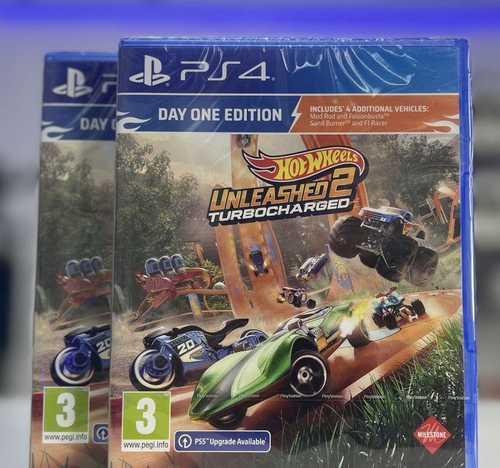 Hot Wheels Unleashed 2 Turbo-Charged Day One Edition PS4 Новый диск