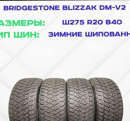 Bridgestone Blizzak DM-V2 275/40 R20