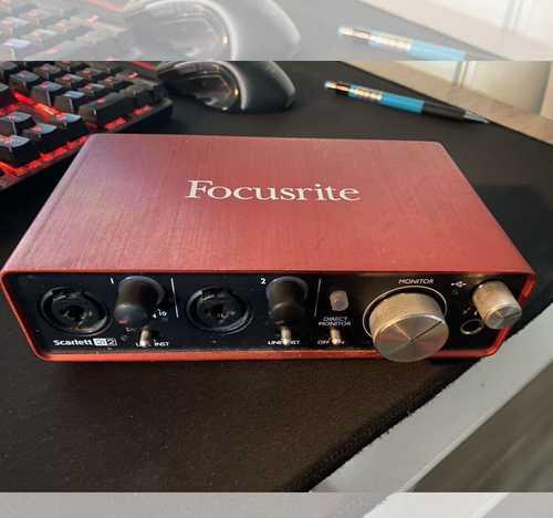 Звуковая карта focusrite scarlett 2i2