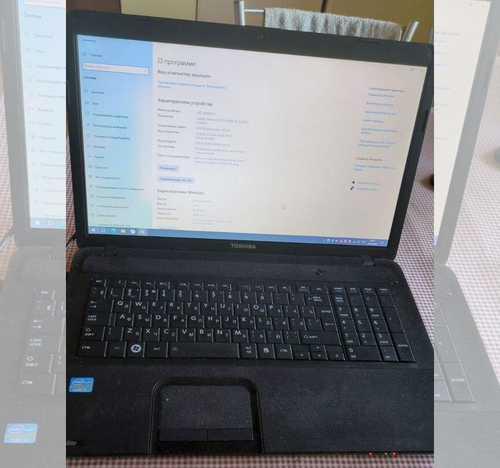 Ноутбук toshiba 17" satellite c 870