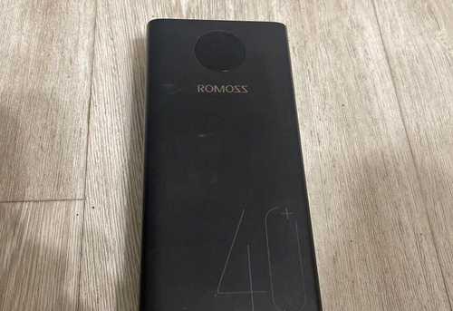 Повербанк romoss PEA40 40000mAh черный