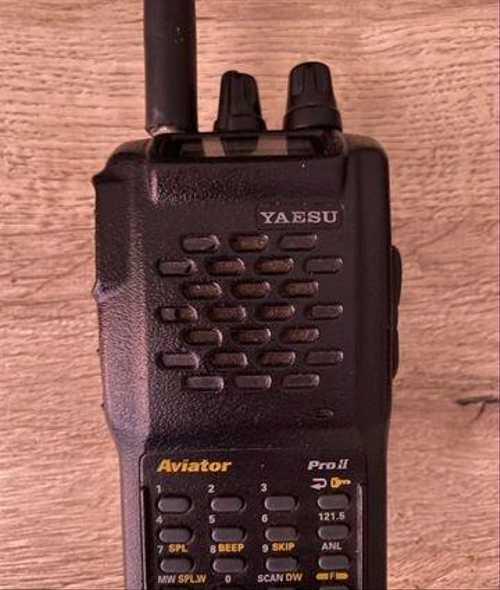 Рация авиационная yaesu vxa-120 aviator pro 2