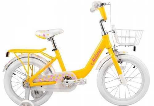 Велосипед 20д tт Milena, желтый