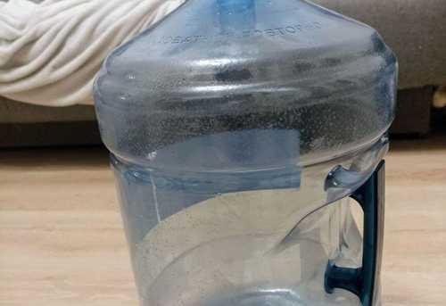 Бутылка 19 литров с ручкой Люкс вода