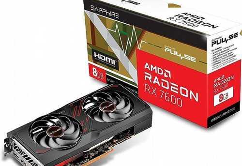 Видеокарта Sapphire RX7600 pulse 589552