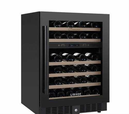 Встраиваемый винный шкаф Libhof CXD-46 black
