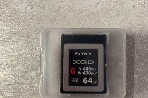 Sony xqd 64gb