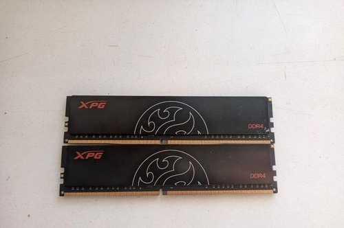 DDR4 adata XPG Hunter 2x8Gb 3200 tCl16 озу