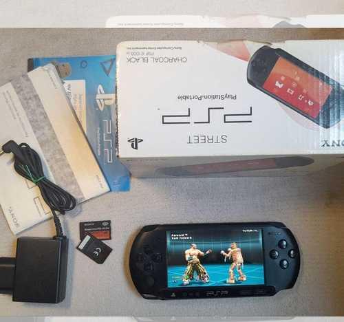 Sony PSP E1008 +карта +игр 0-220шт +Прошка