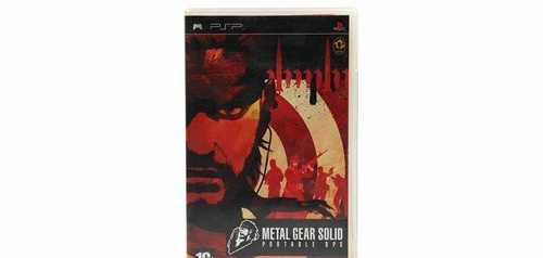 Metal Gear Solid Portable Ops для PSP