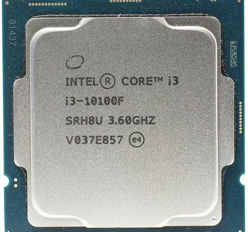 Процессор intel core i3 10100f