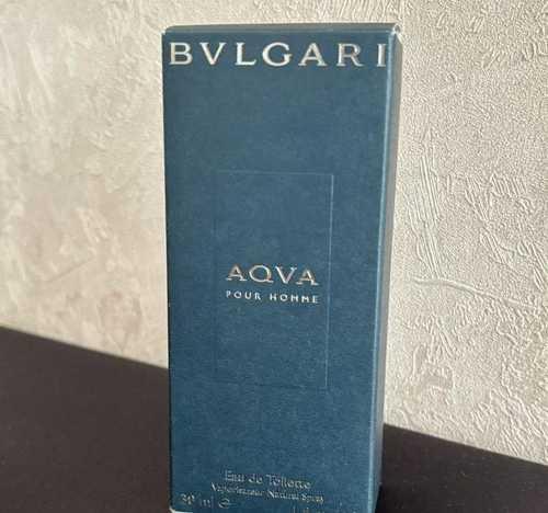 Туалетная вода bvlgari aqva pour homme 30ml