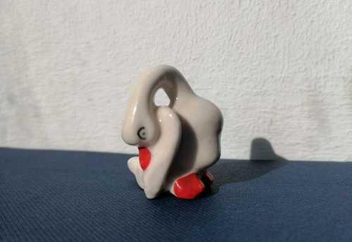 Лебедь статуэтка миниатюра лфз