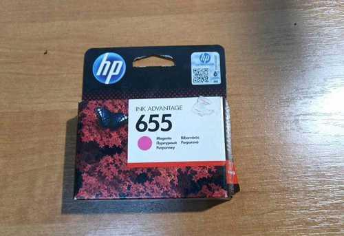 Картридж HP 655 Magenta оригинал просрочка