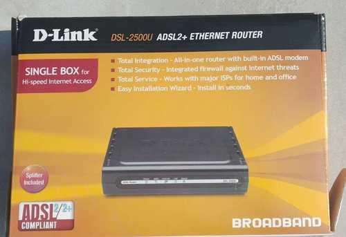 Adsl - роутер D-link DSL2500U
