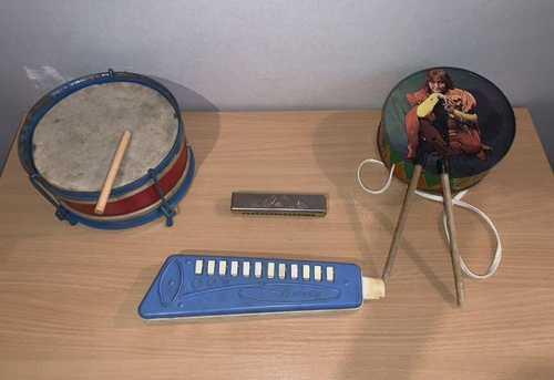 Детские музыкальные инструменты, игрушки СССР