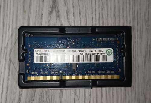 Оперативная память Ramaxel DDR3L 4Gb