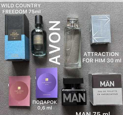 Мужской парфюм Avon Man Wild country Attraction