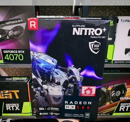 Sapphire Nitro  RX 580 8 Gb OC Трэйд ин /Скупка