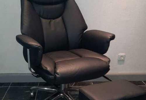Кресло компьютерное офисное кожа натуральная