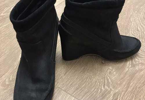 Женские кожаные (нубук) ботинки Athe Vanessabruno
