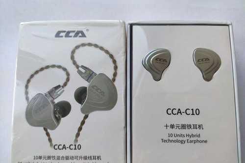 Гибридные наушники CCA C10 4BA + 1DD