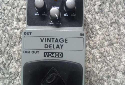 Гитарная педаль behringer vd400