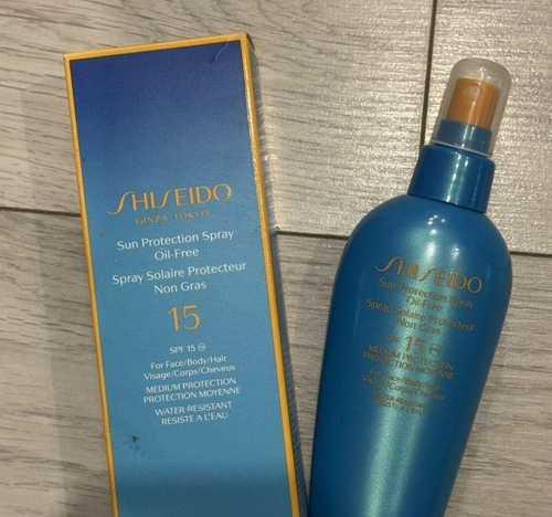 Солнцезащитный спрей shiseido spf 15