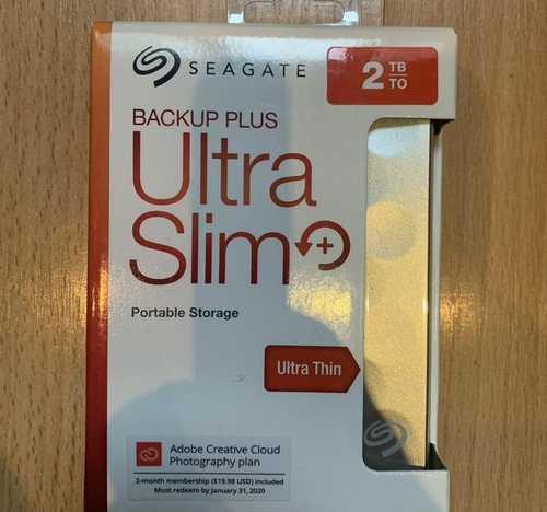 Seagate backup plus ultra slim 2TB