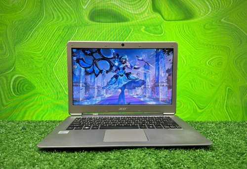 Ноутбук 13.3" Acer ASPIRE S5-371, 256 ГБ, Core i7-6500U, RAM 8 ГБ, Intel HD Graphics 520