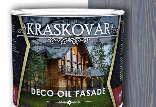 Масло Kraskovar Deco Oil Fasade Джинсовый 2,2л