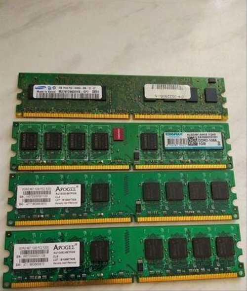 Процессор E7200 и память DDR2 1Gb x 4