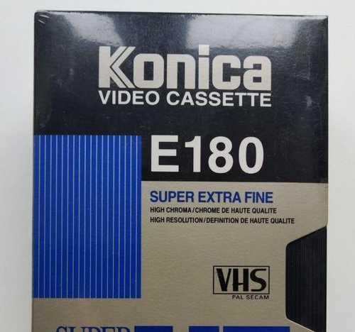 Видеокассеты новые в целлофане VHS Konica 180 мин