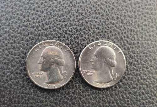 Liberty quarter dollar 1966/1982