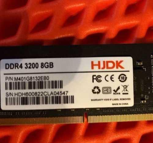 Оперативная память hjdk ddr4 8gb 3200