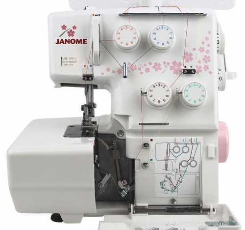 Оверлок швейный Janome 204D (3/4 ниточный )